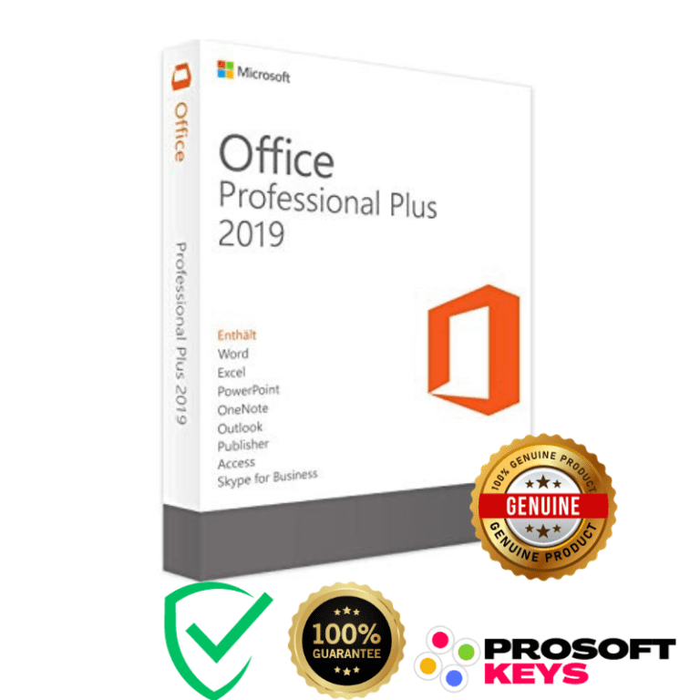 Buy Office Professional 2021 PLUS RETAIL KEY - PROSOFTKEYS